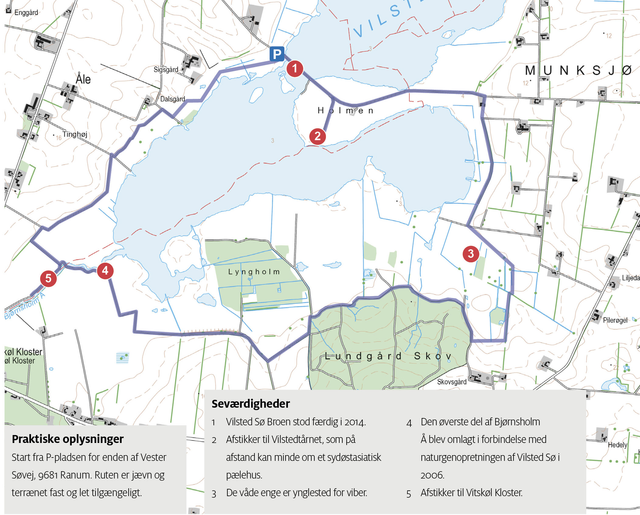 Legind | Vandrerundture i Danmark